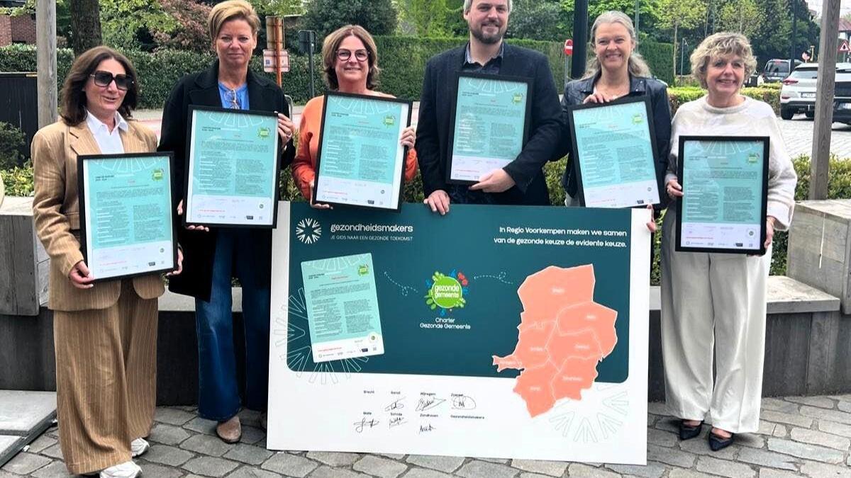 Lokale besturen ondertekenen charter: “Gezondheidsreflex aandachtspunt in álle beleidsdomeinen ...